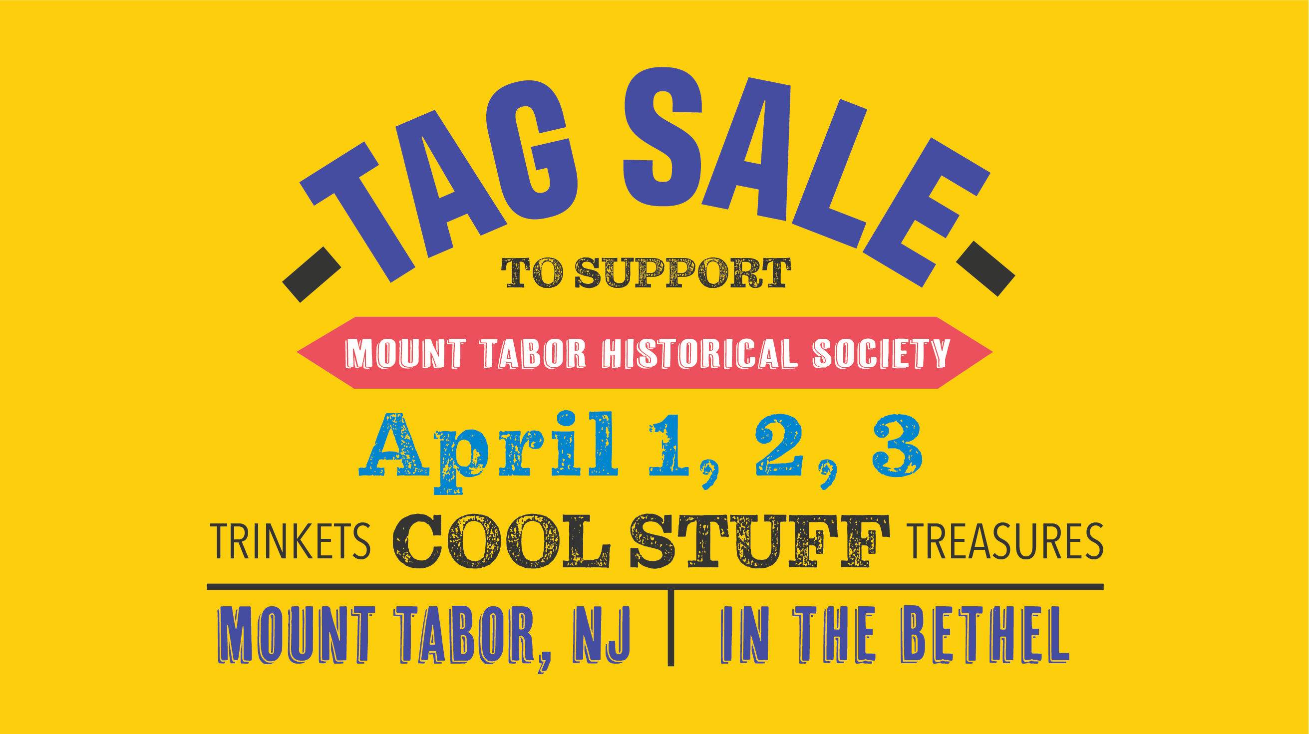 Annual Tag Sale – Mount Tabor Historical Society