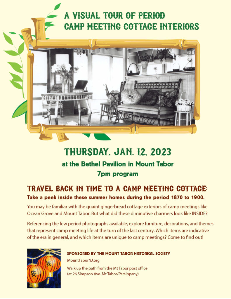 A Visual Tour of Period Camp Meeting Cottage Interiors – Mount Tabor ...